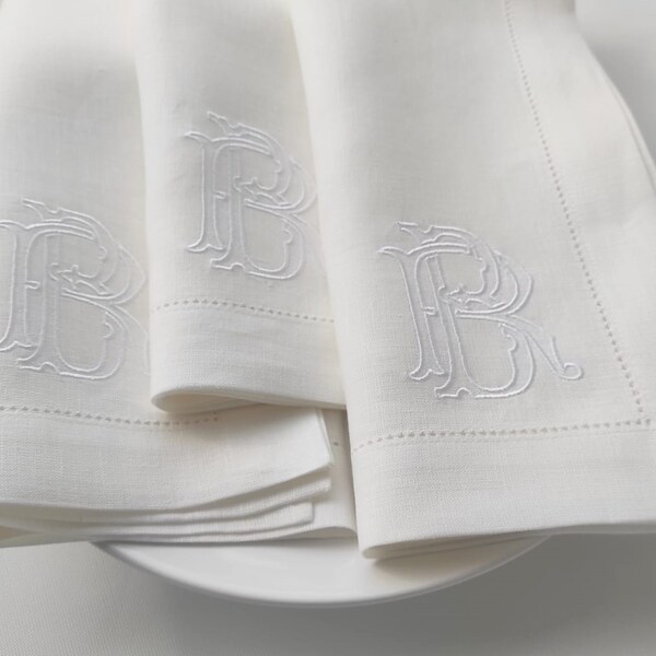 Antique Monogrammed Linens - Etsy