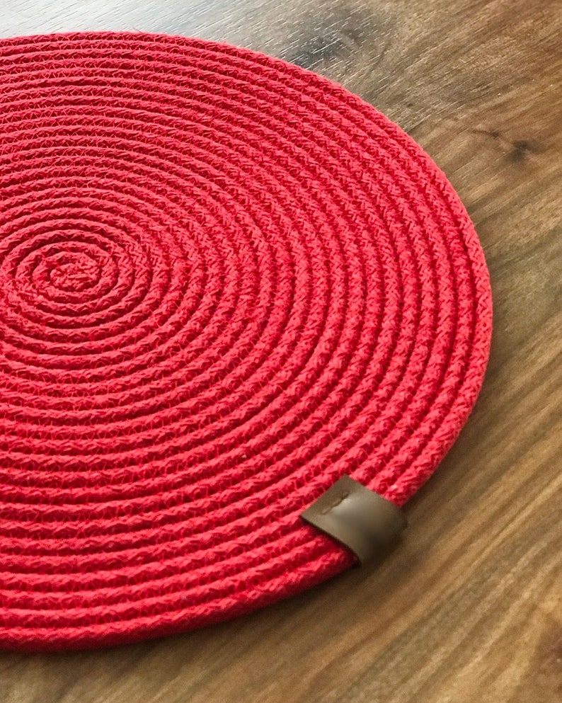 Cotton Placemat Colorful Rope Placemat Cotton Rope Placemat - Etsy