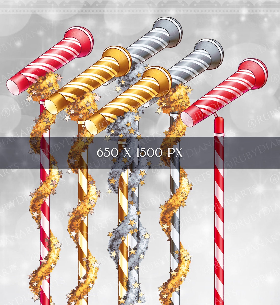 Candy Cane Mic | Vtuber Christmas Assets + Extra Microphones in Gold ...