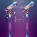 Starry Mic Celestial Vtuber Asset Microphone Stream Decoration Star ...