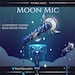 Starry Mic | Celestial Vtuber Asset Microphone | Stream Decoration ...