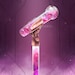 Pink Starry Mic | Celestial Vtuber Asset Microphone | Stream Decoration ...