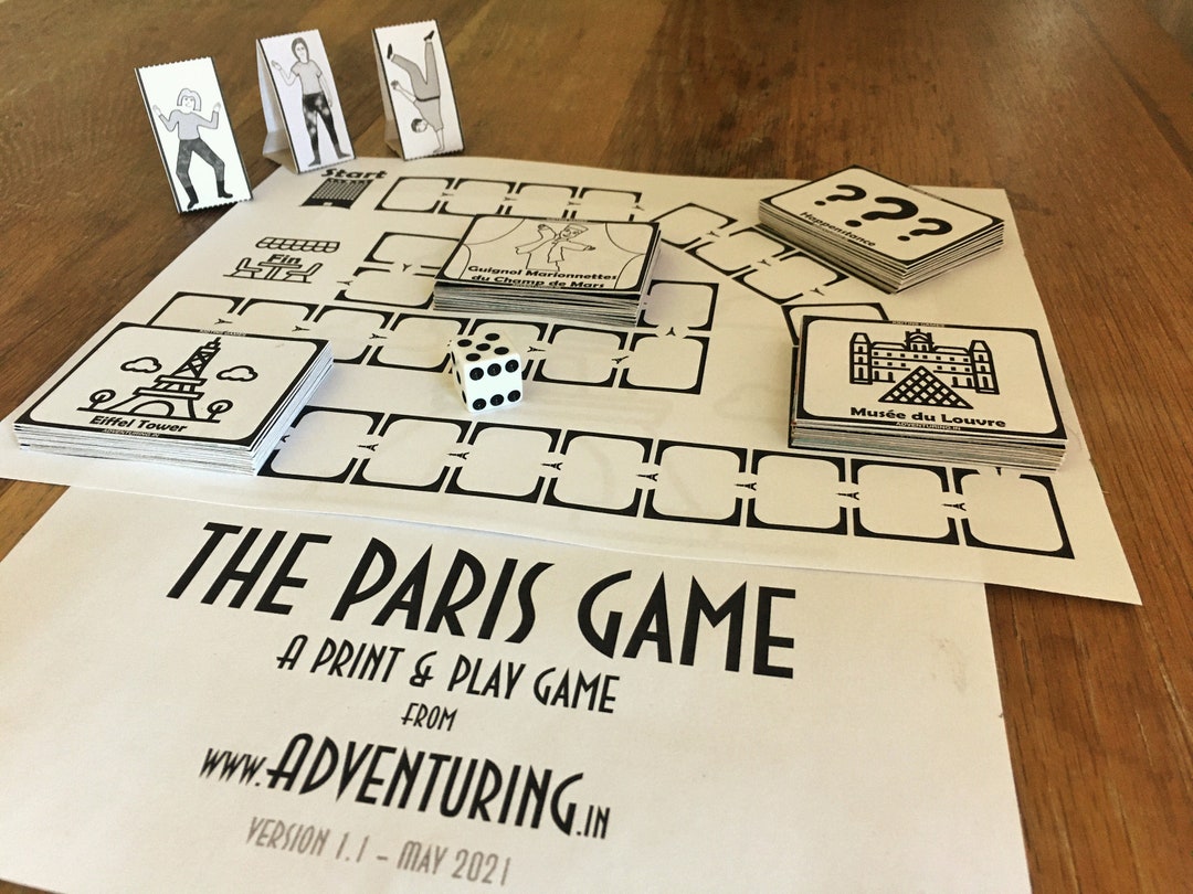 The Paris Game - Etsy
