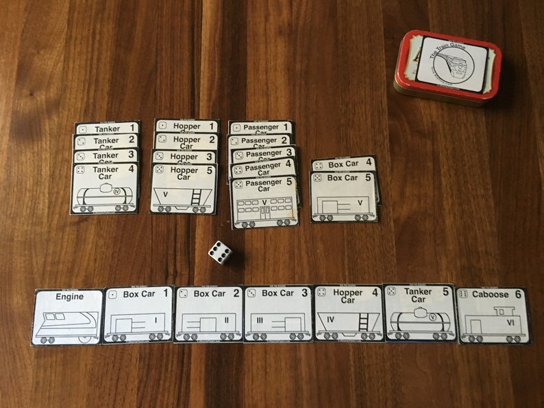 The Train Game - Etsy