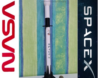 Spacex Model Rocket - Etsy