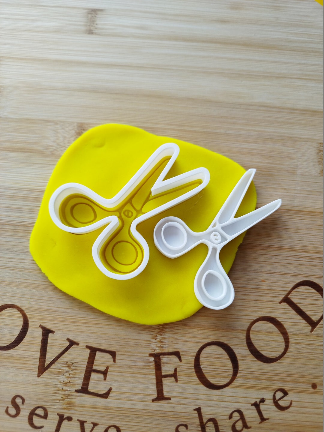 Scissors Cookie Cutter and Stamp - Etsy