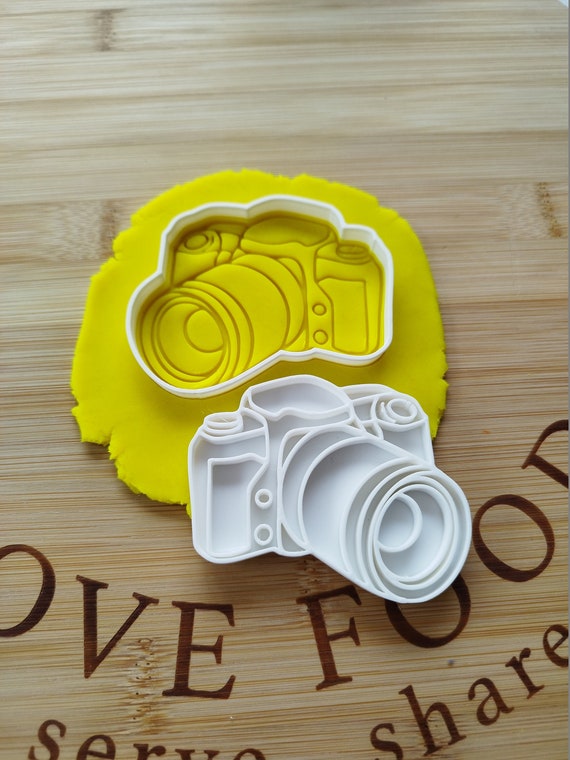 Photo Camera Cookie Cutter and Stamp - Etsy