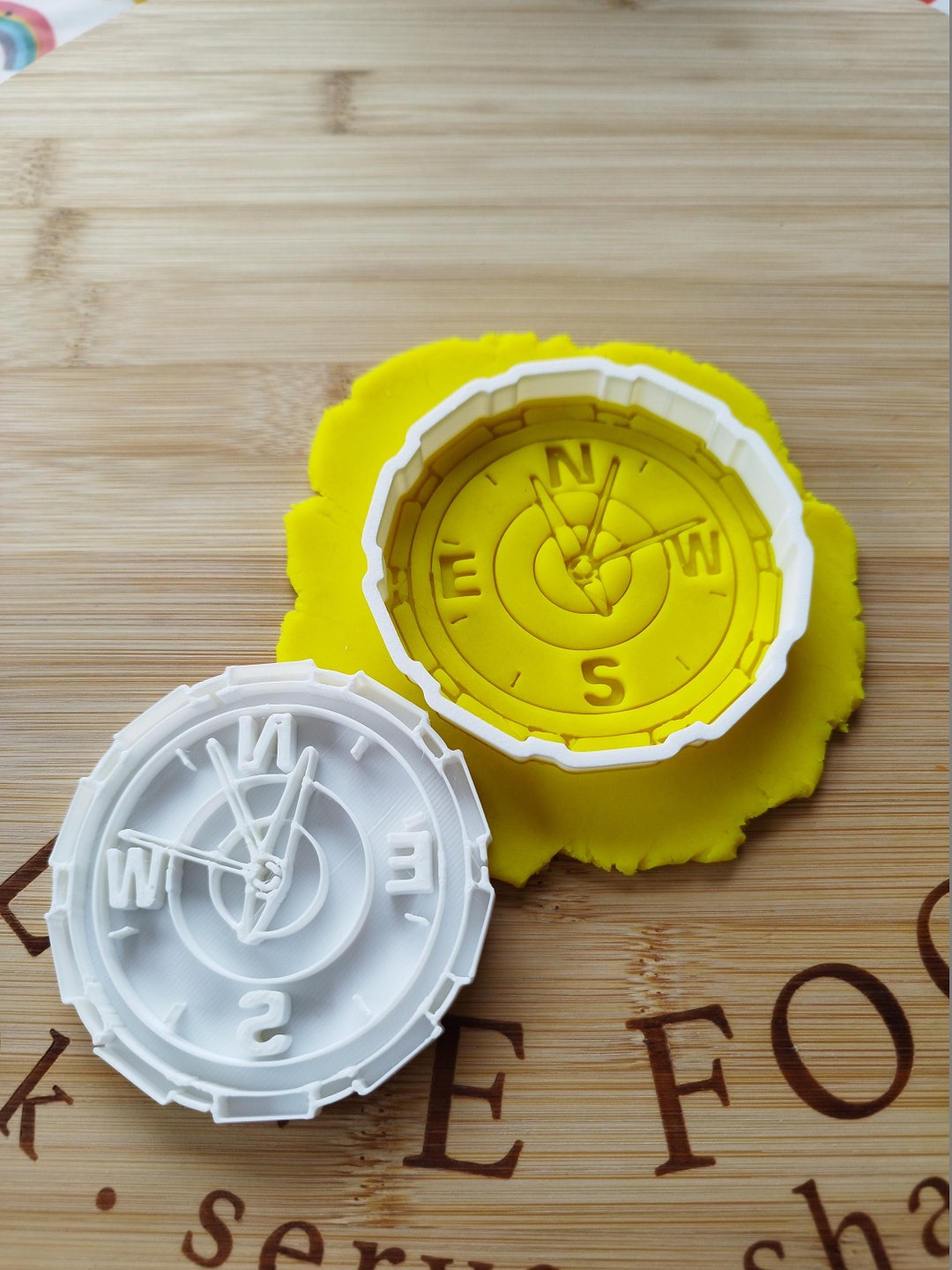 Compass Cookie Cutter and Stamp - Etsy