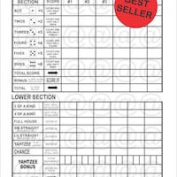 Flip 7 Score Sheet Template. Printable Card Game Tracker - Etsy