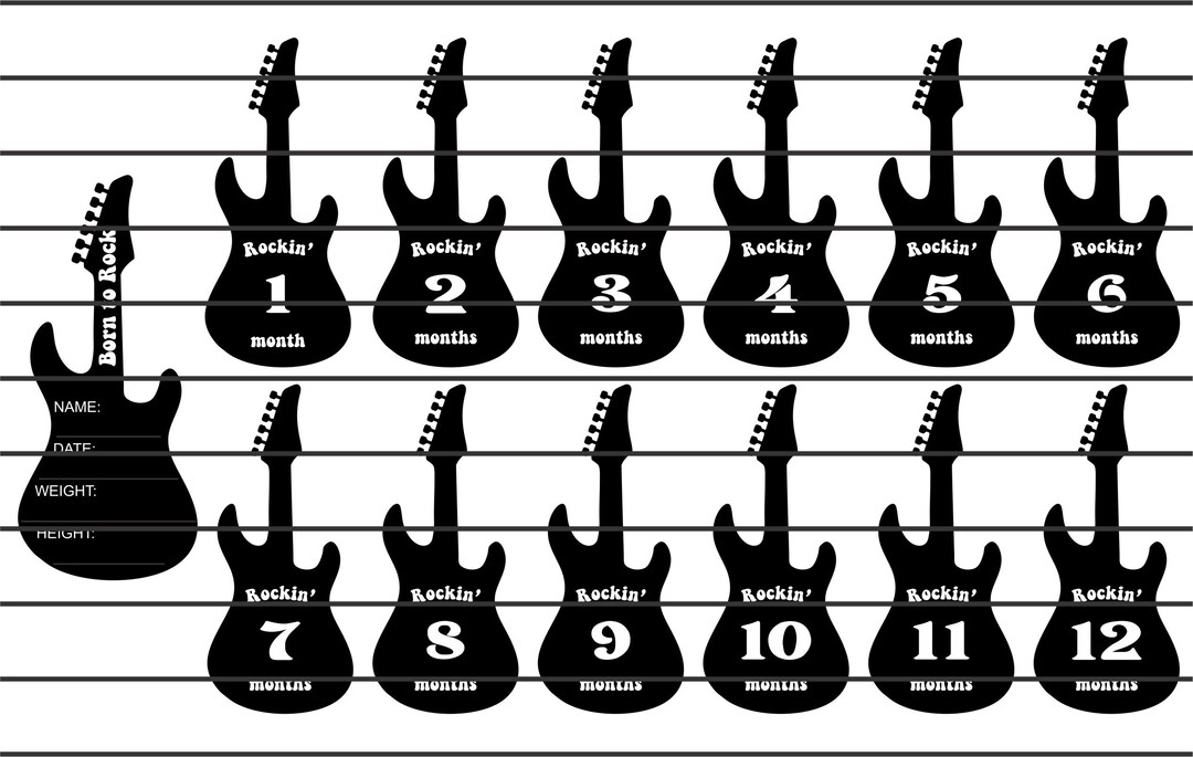 Milestone Disc File, Milestone Guitar Discs, Rockin' 1 Month, Milestone ...