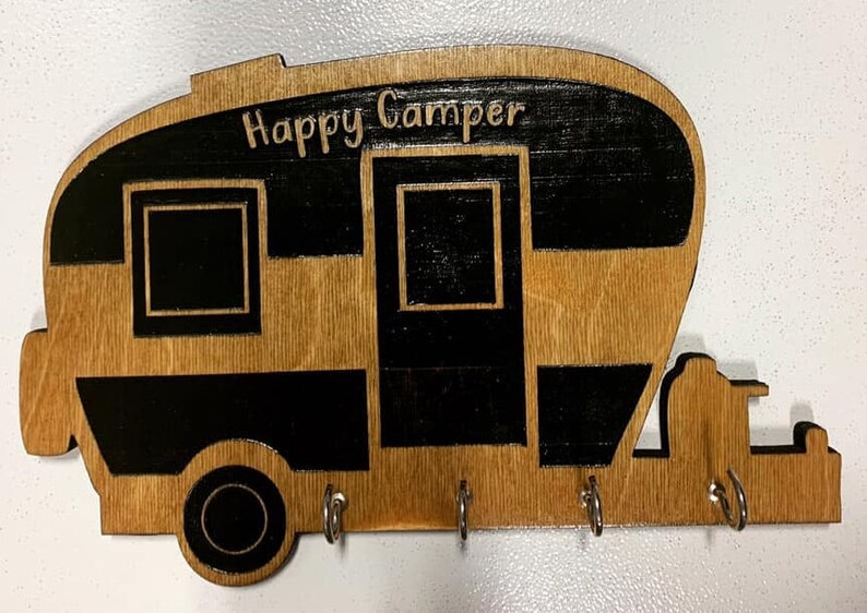 Happy Campers Key Holder - Etsy