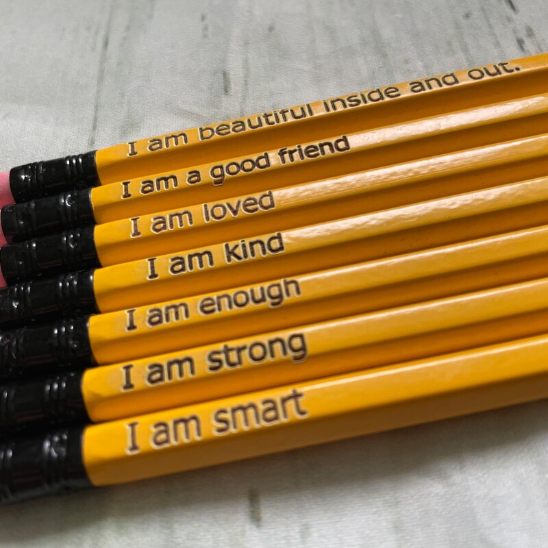 Motivational Pencils - Etsy