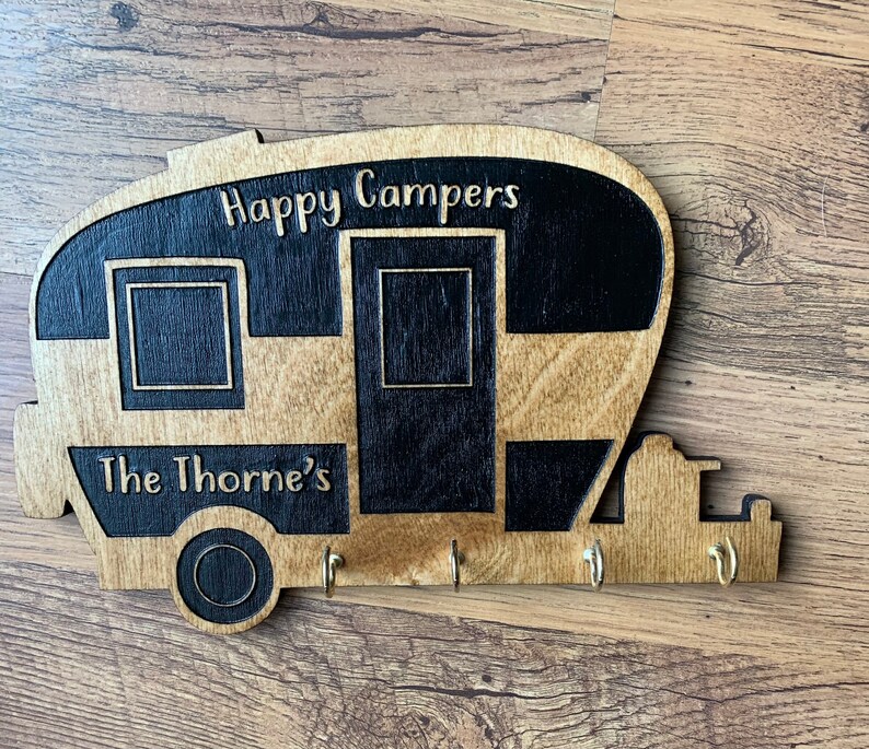 Happy Campers Key Holder - Etsy