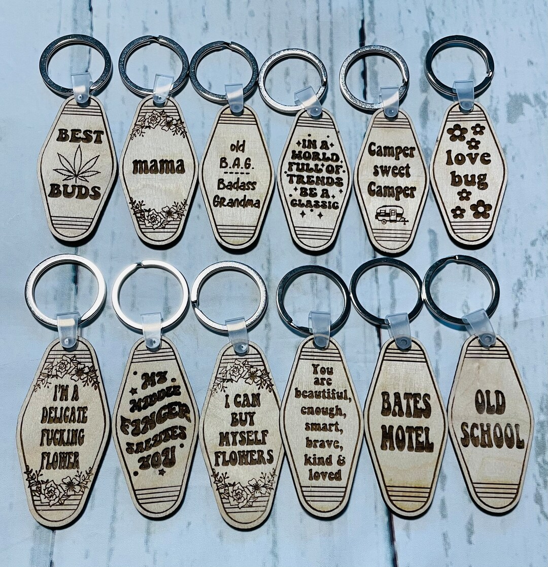 Motel Style Retro Keychains, Mama Keychain, Best Buds Keychain, Camper ...