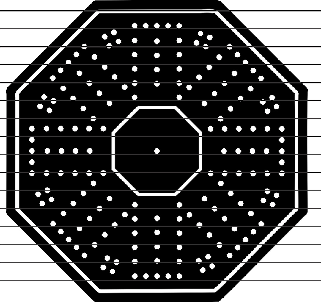 8 Player 24" Aggravation Board Svg , Plt, Png, Aggravation File, Laser ...