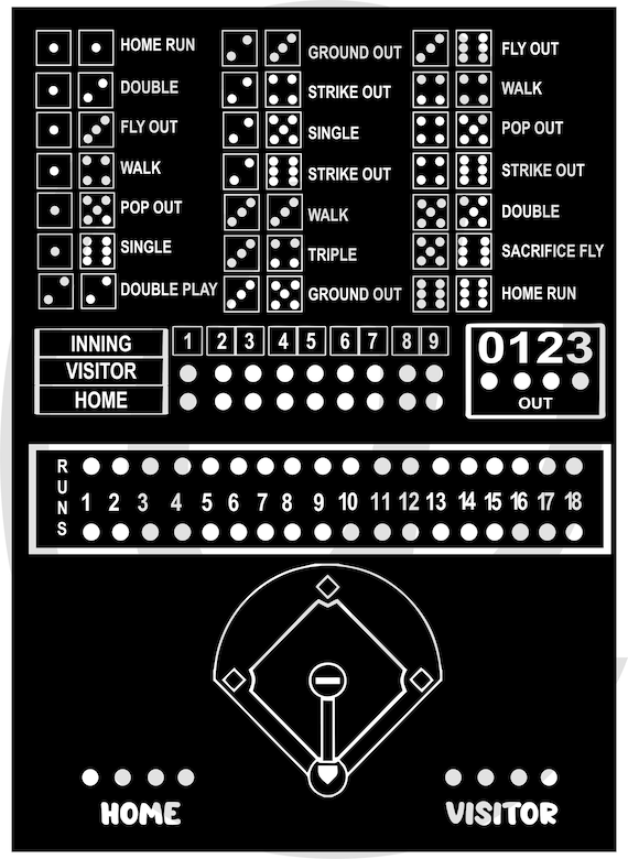 Baseball Game Laser Cut File | Etsy