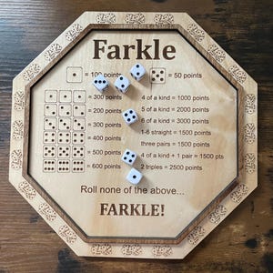 Farkle, Digital Download, Instant Download, Farkle Game Svg, Farkle ...