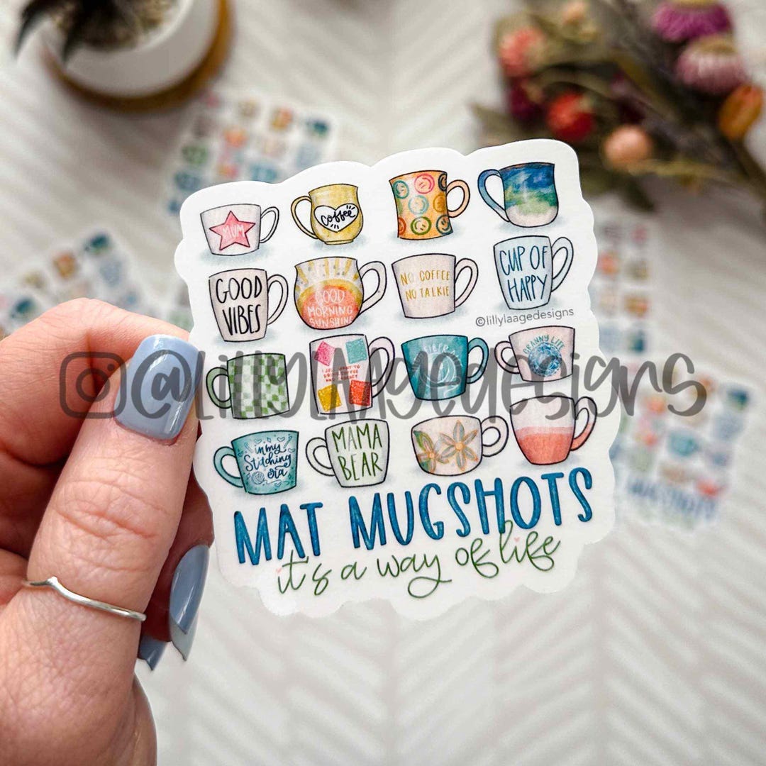 MAT Mugshots Vinyl Waterproof Glossy Laminated Sticker - Etsy