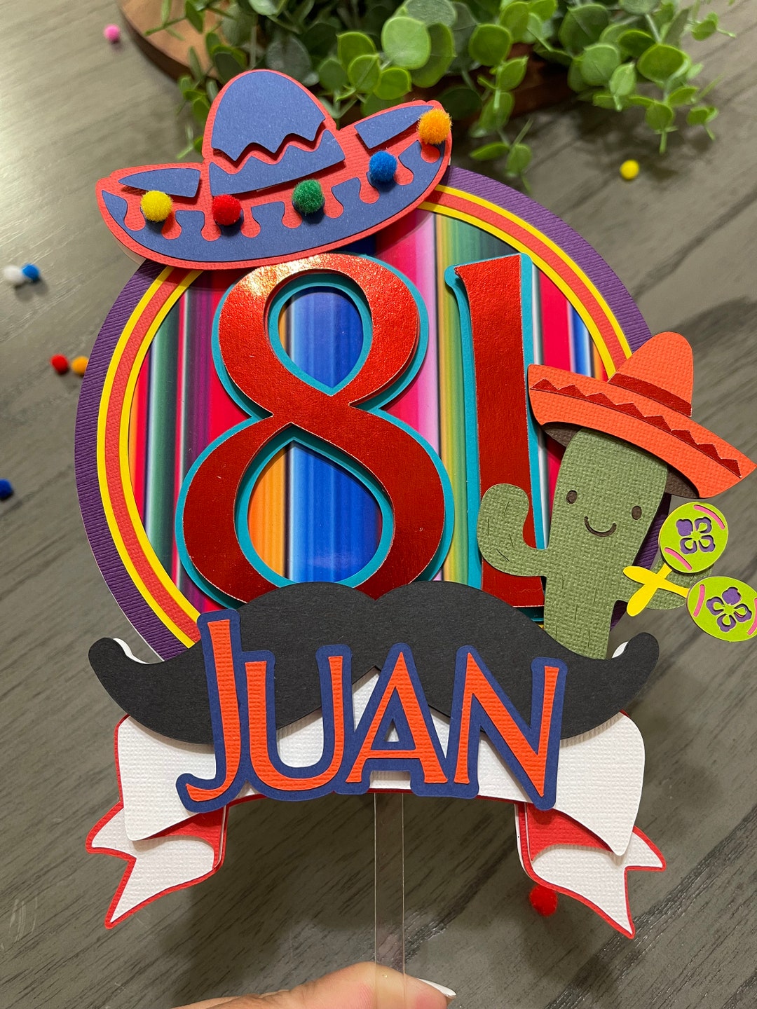Fiesta Theme Birthday Party Fiesta Them Cake Topper Fiesta Party - Etsy