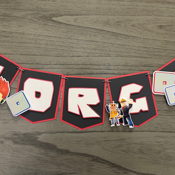 Roblox Name Banner - Etsy