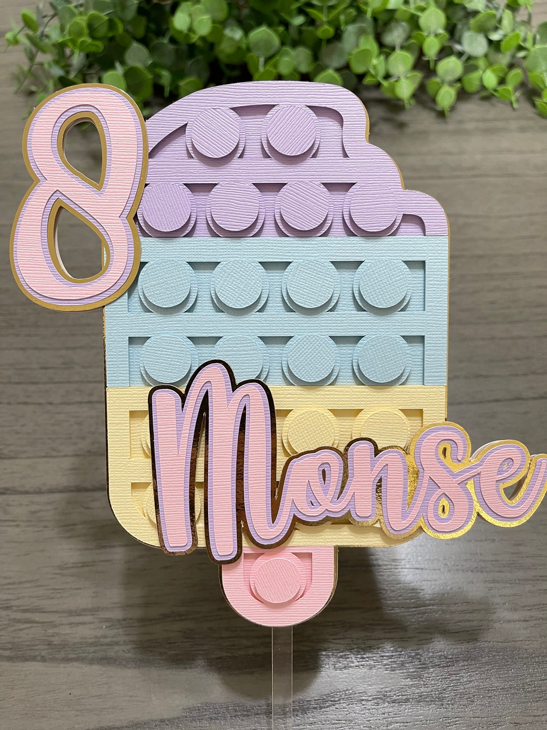 Pop It Cake Topper Pop It Topper Pop It - Etsy