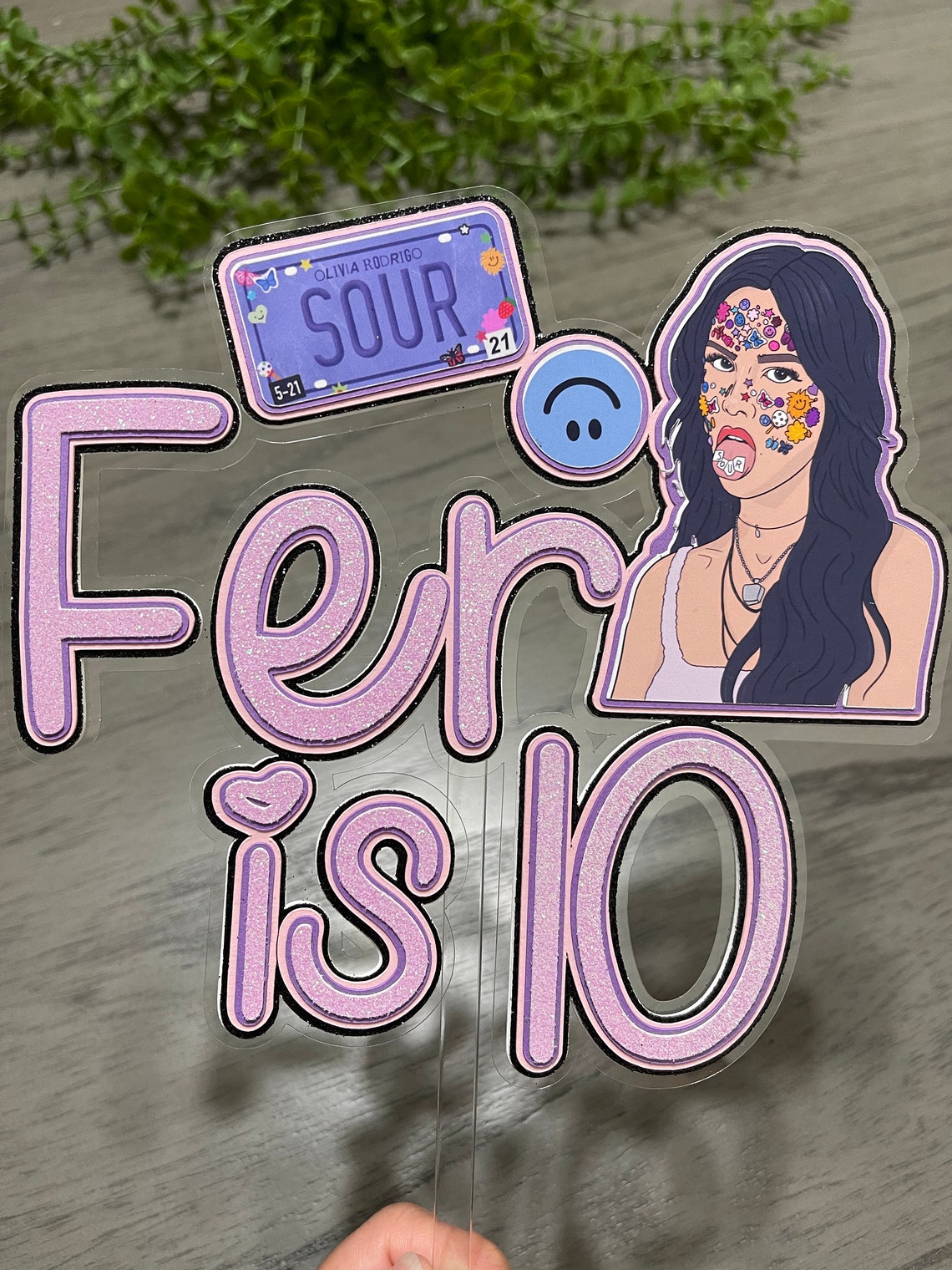 Cake Topper Olivia Rodrigo Cake Topper | Etsy