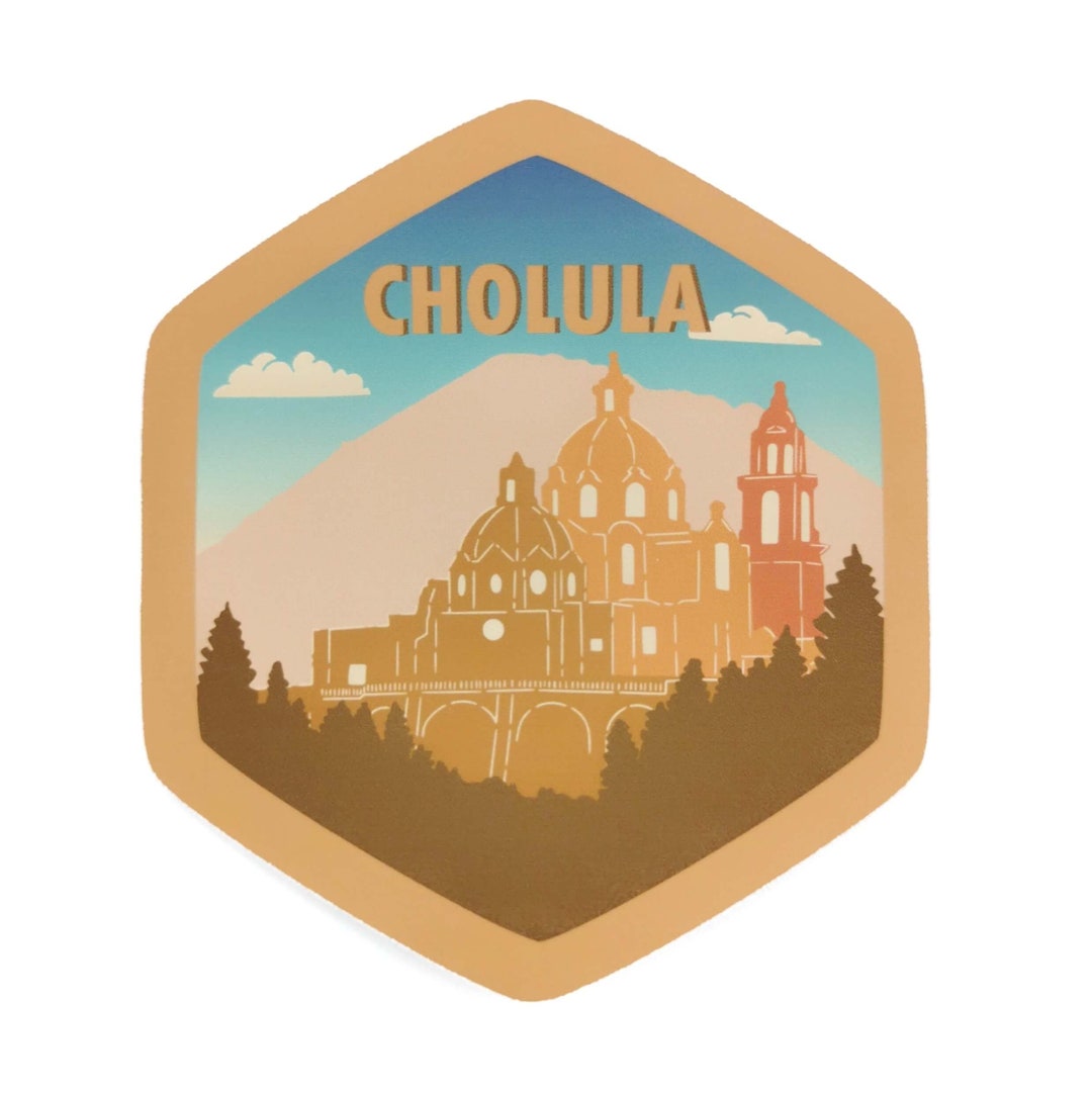 Calcomania Sticker Pueblo Mágico Cholula Puebla - Etsy España