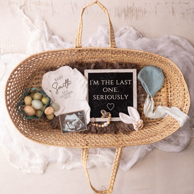 Easter Pregnancy Announcement Digital Last Final Baby - Etsy