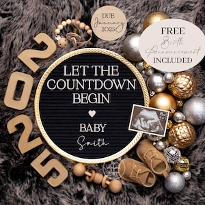 January 2025 Baby Announcement, New Years Pregnancy Announcement ...