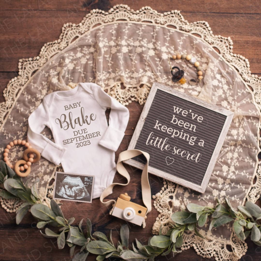 Digital Pregnancy Announcement, We've Been Keeping a Little Secret ...