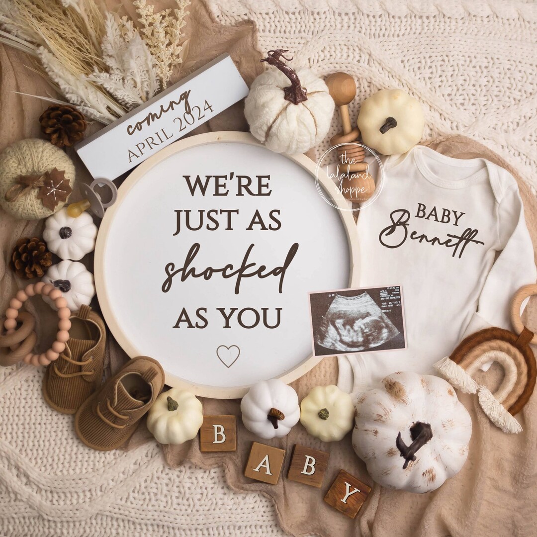 Fall Baby Announcement Digital Thanksgiving Pregnancy - Etsy