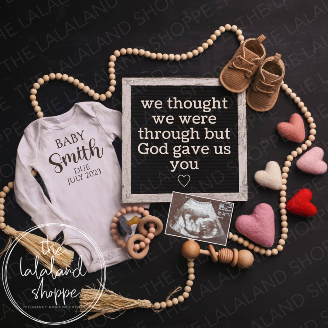 Valentines Day Pregnancy Announcement Digital Surprise Baby ...