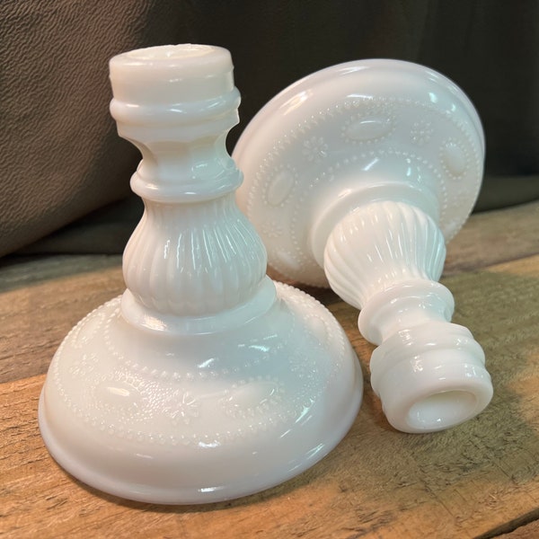 Milk Glass Candle - Etsy