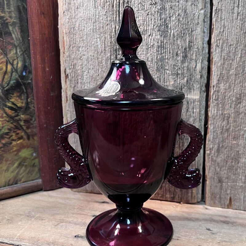 Fenton Glass Box With Lid - Etsy