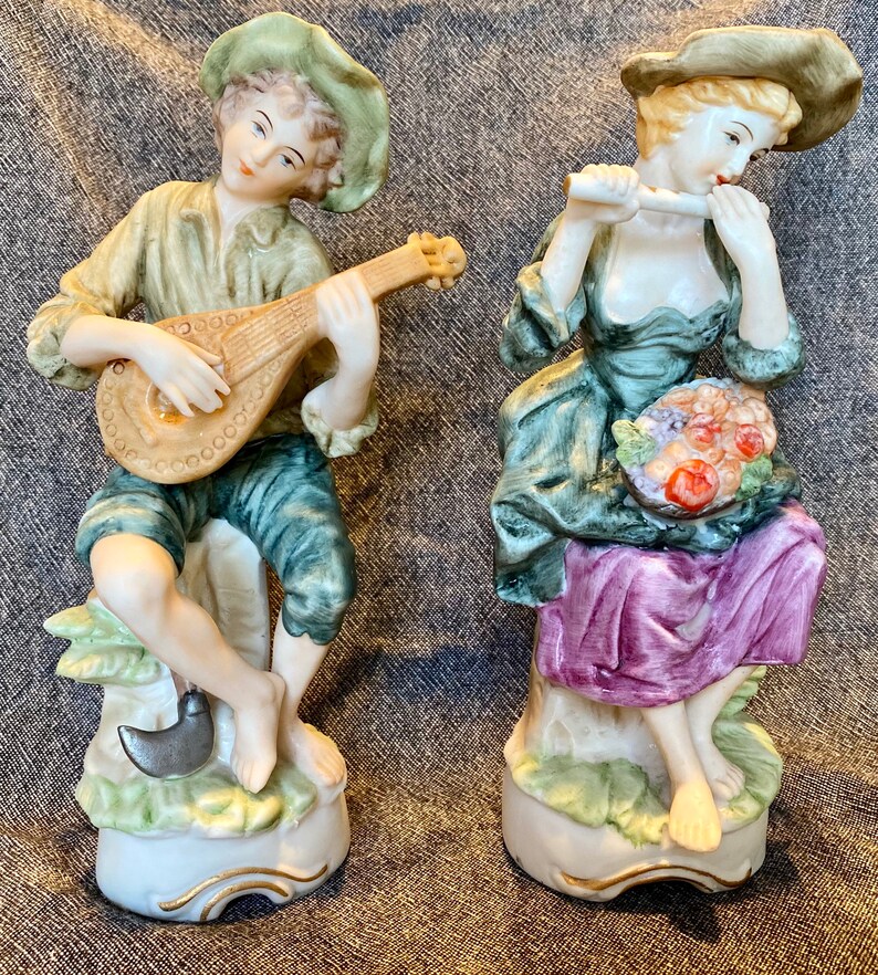 1950s NAPCO Figurines French Country Man & Woman - Etsy