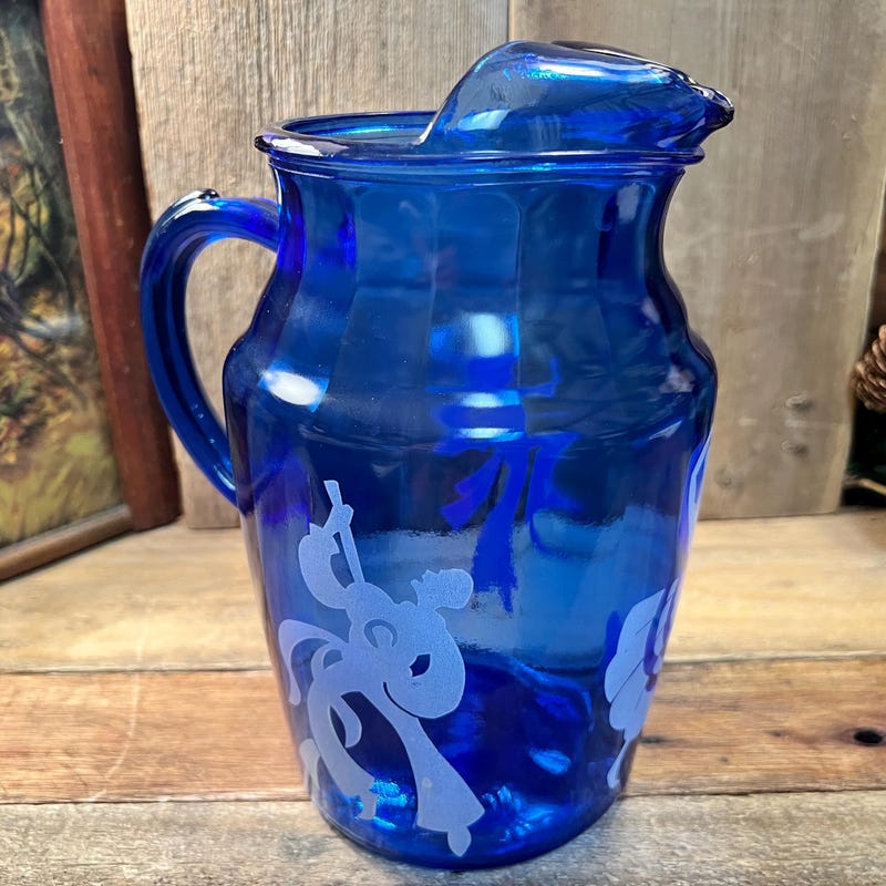 Hazel Atlas Blue Ritz Glass - Etsy
