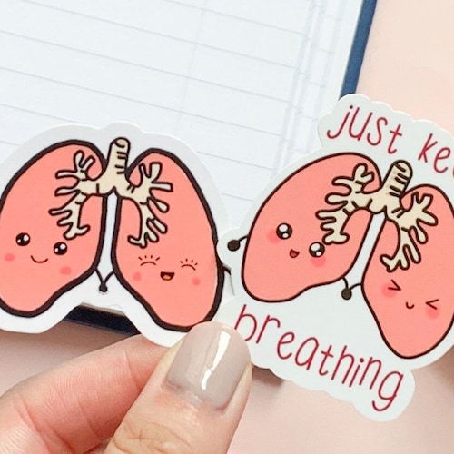 Lung Stickers for Laptop Nurse Student Sticker Anatomy - Etsy