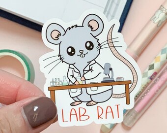 Paper & Party Supplies funny medical laboratory sticker for laptop ...