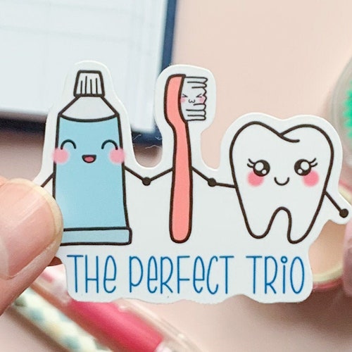 Dental Hygiene Stickers for Laptop Tooth Stickers for Water - Etsy