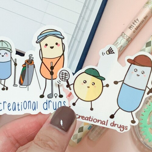 Pill Stickers for Laptop Medical Stickers Funny Kawaii - Etsy