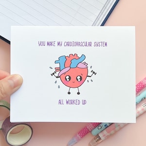 Medical Greeting Card Funny, Nerdy Gift for Doctor, STEM Card for ...