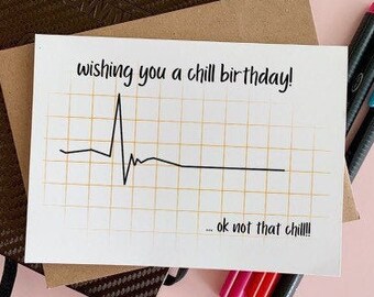 Birthday Card for a Nurse - Etsy