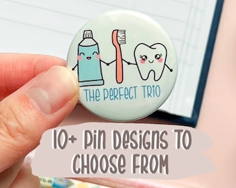 Scrub Cap Pin Scrub Cap Enamel Pin Dentistry Pin Dentist - Etsy