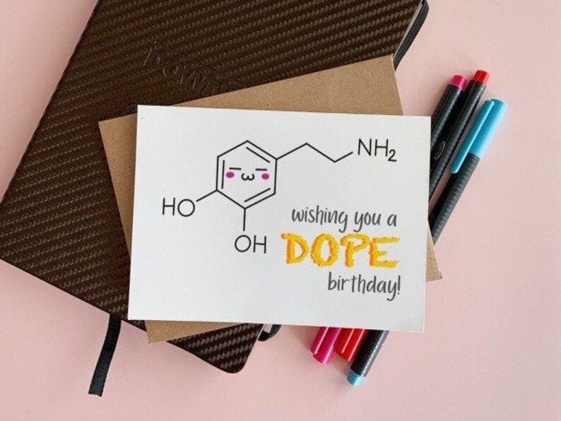 Chemistry Card for Birthday Birthday Card Cute and Funny | Etsy