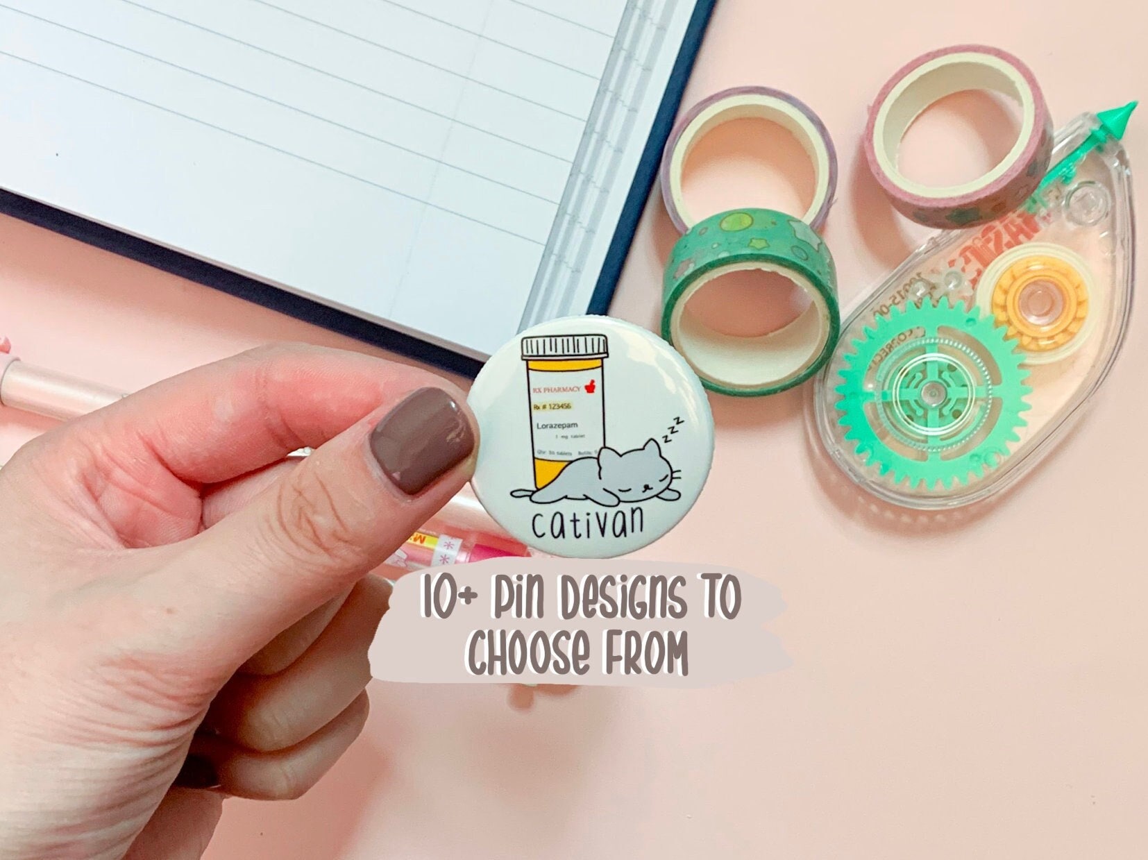 Pharmacy Pins for Coat Nurse Pins for Badge Dental Pin for - Etsy