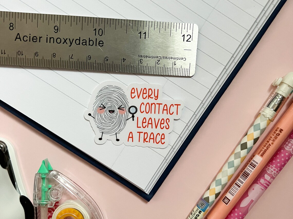 Crime Scene Sticker for Laptop Forensic Science Sticker for - Etsy