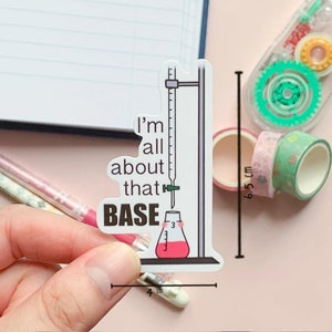 Chemistry Stickers for Laptop, Science Sticker for Students, Cute ...