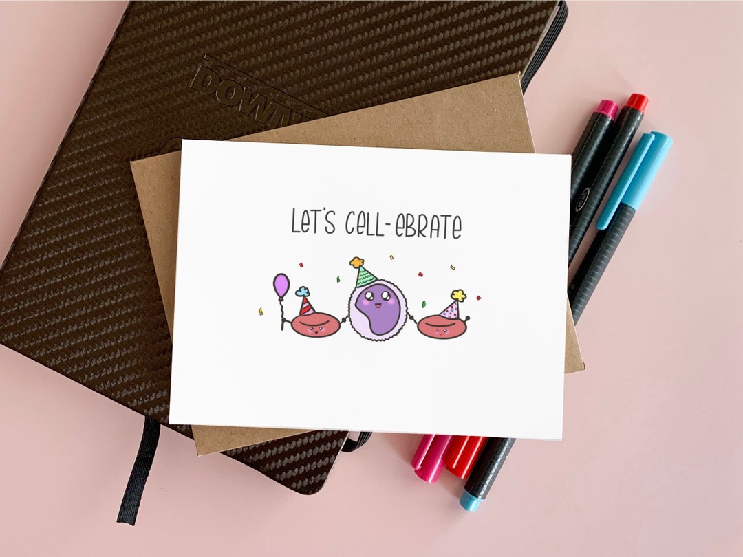 Science Card for Birthday Celebration Card Cute and Funny - Etsy
