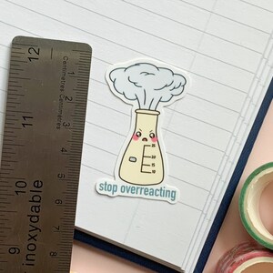 Chemistry Stickers for Laptop, Science Sticker for Students, Cute ...