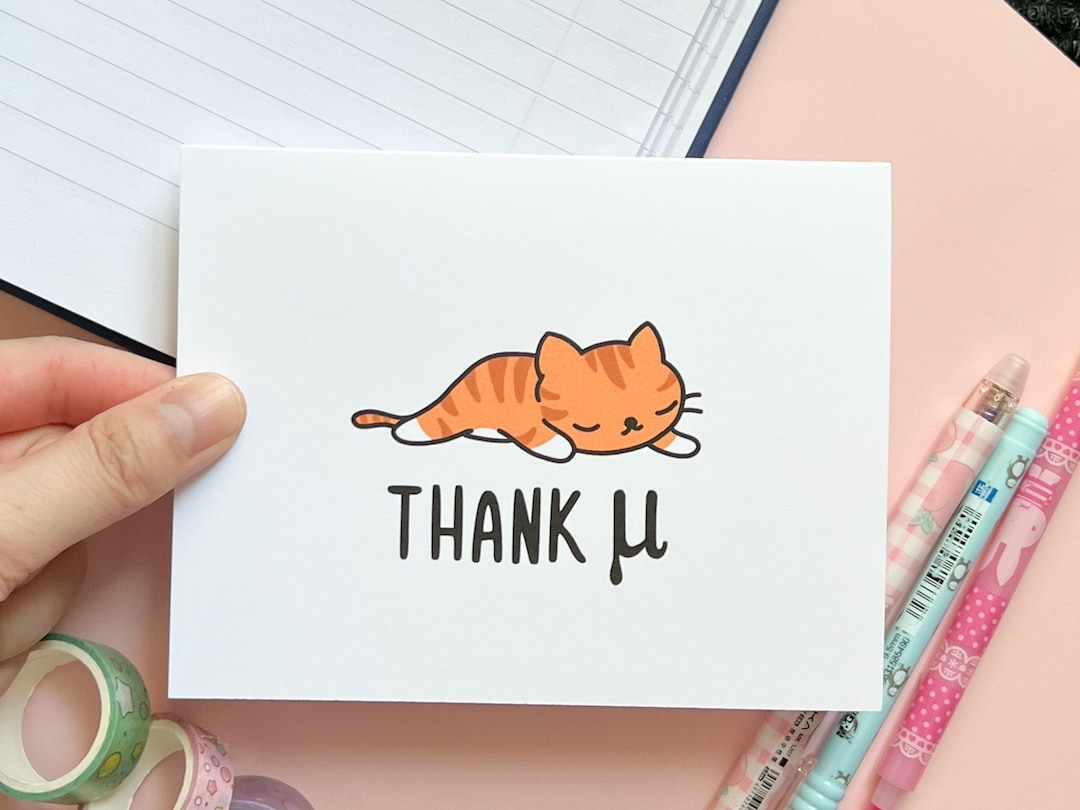 Thank You Card for Student, Physics Gift for Science Lovers, STEM ...